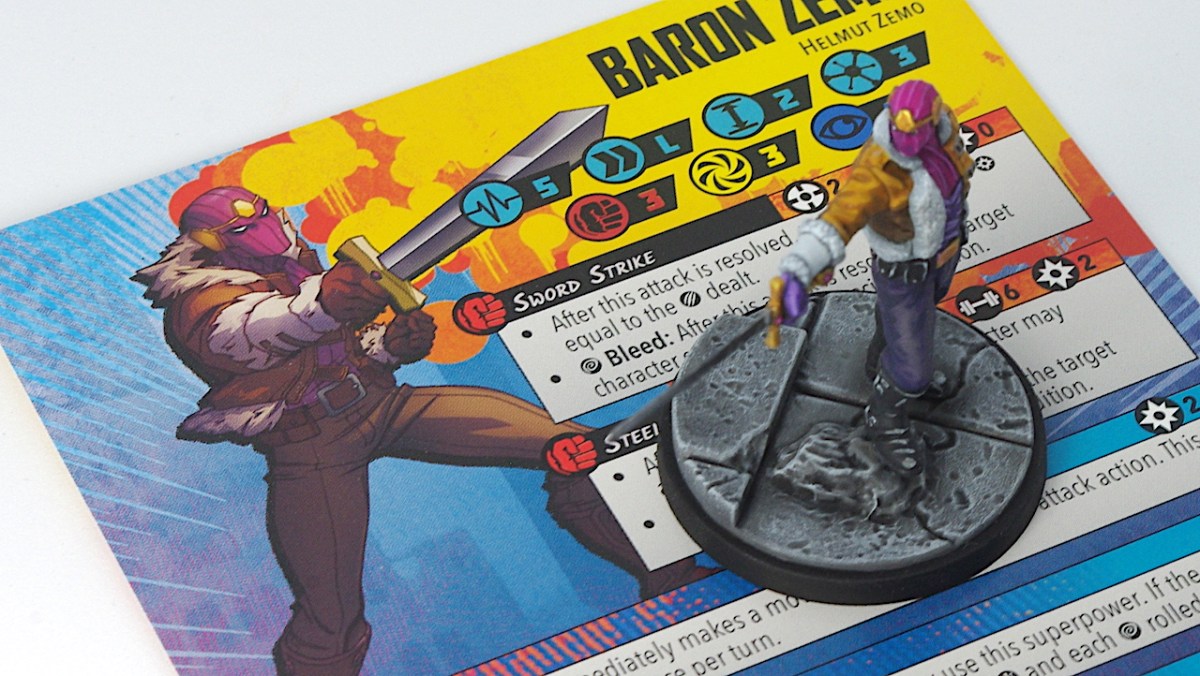 Marvel: Crisis Protocol – Baron Zemo – The Solo Meeple